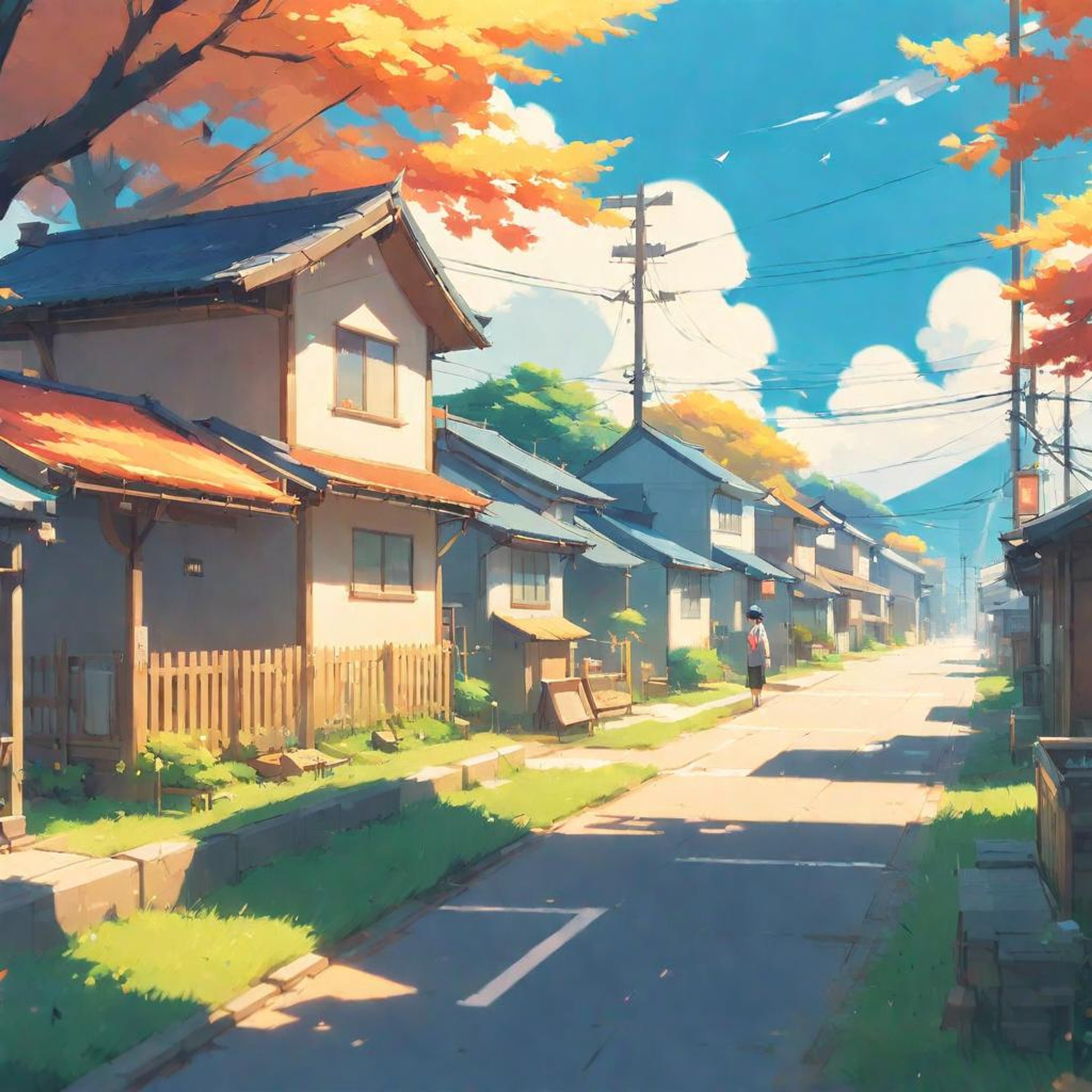 Anime Village: The Golden Ratio with Trending Palette Knife Art - LimeWire