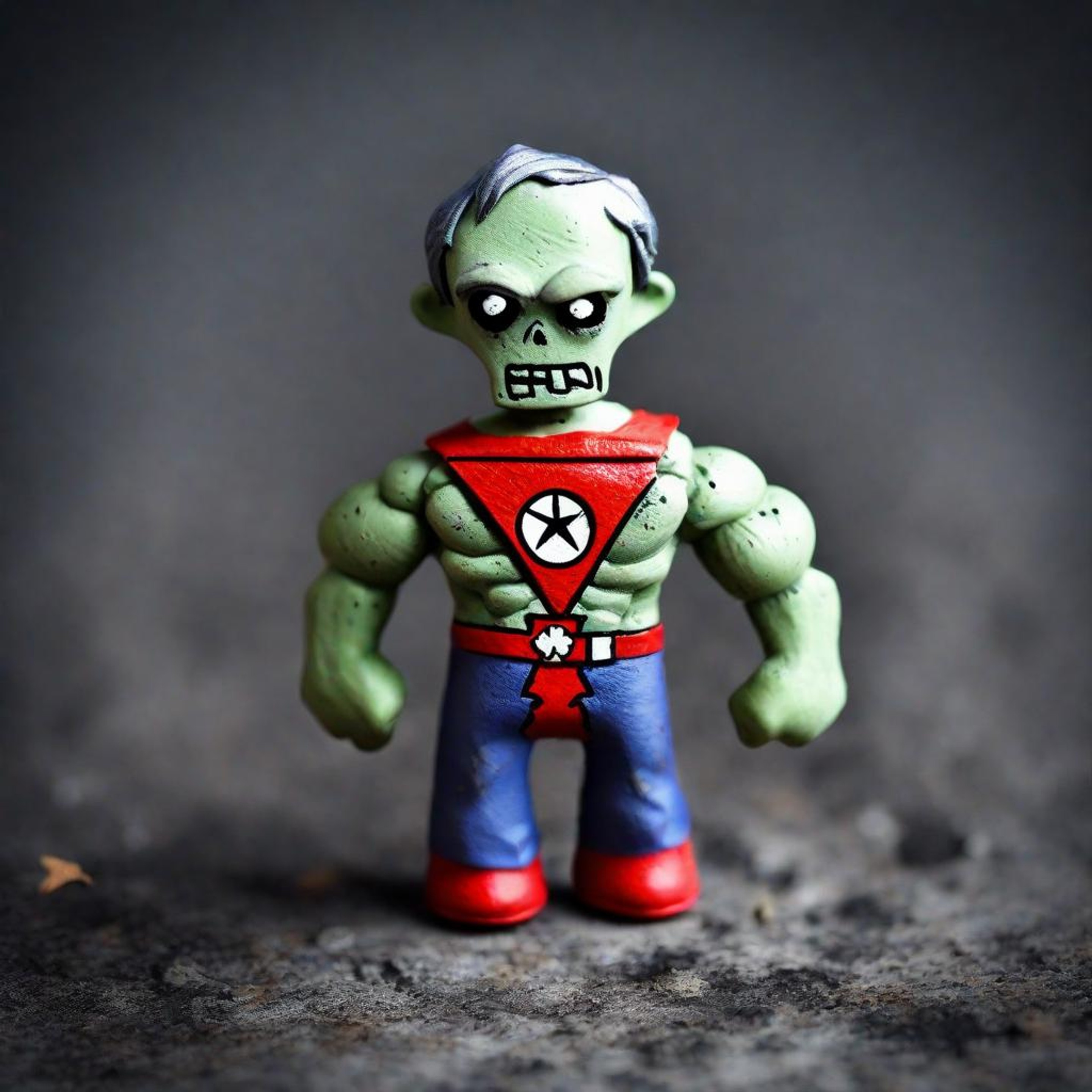 Mini Zombie Superhero Mr. Muscles - LimeWire