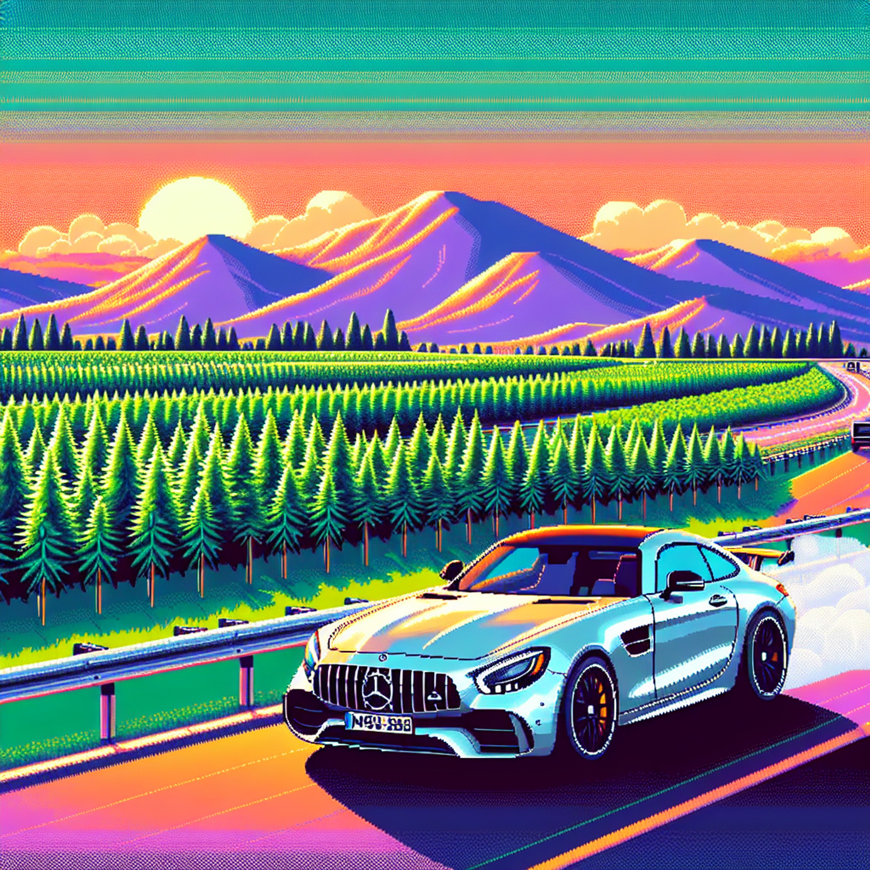 "AMG Speed: Highway Drive 16-bit Art" - LimeWire