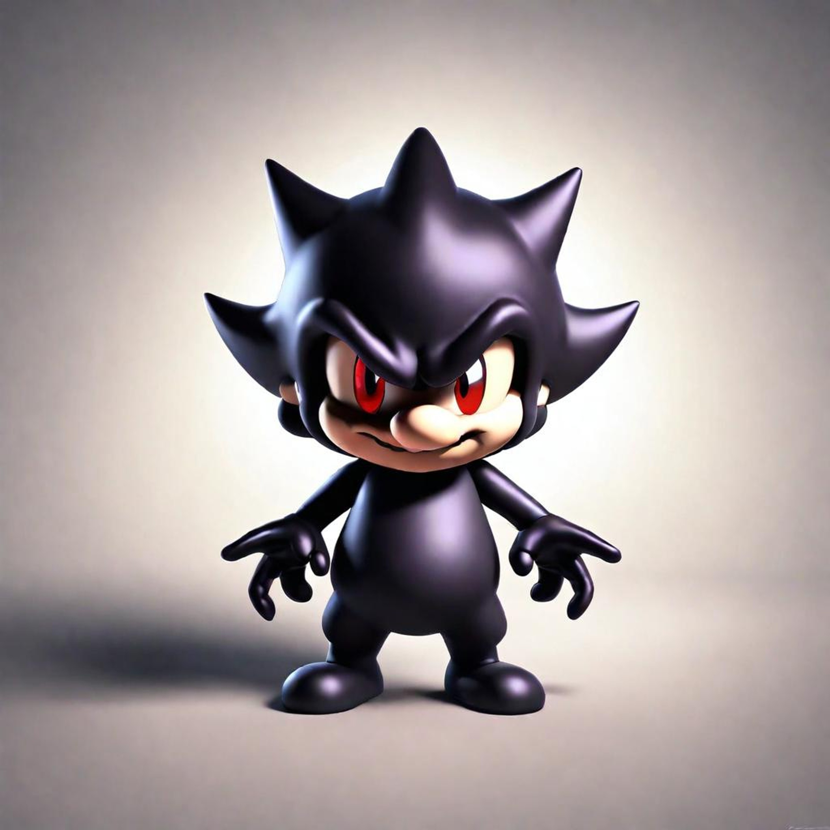 Chibi Shadow: Sinister Cutie in 16k Mario Style - LimeWire