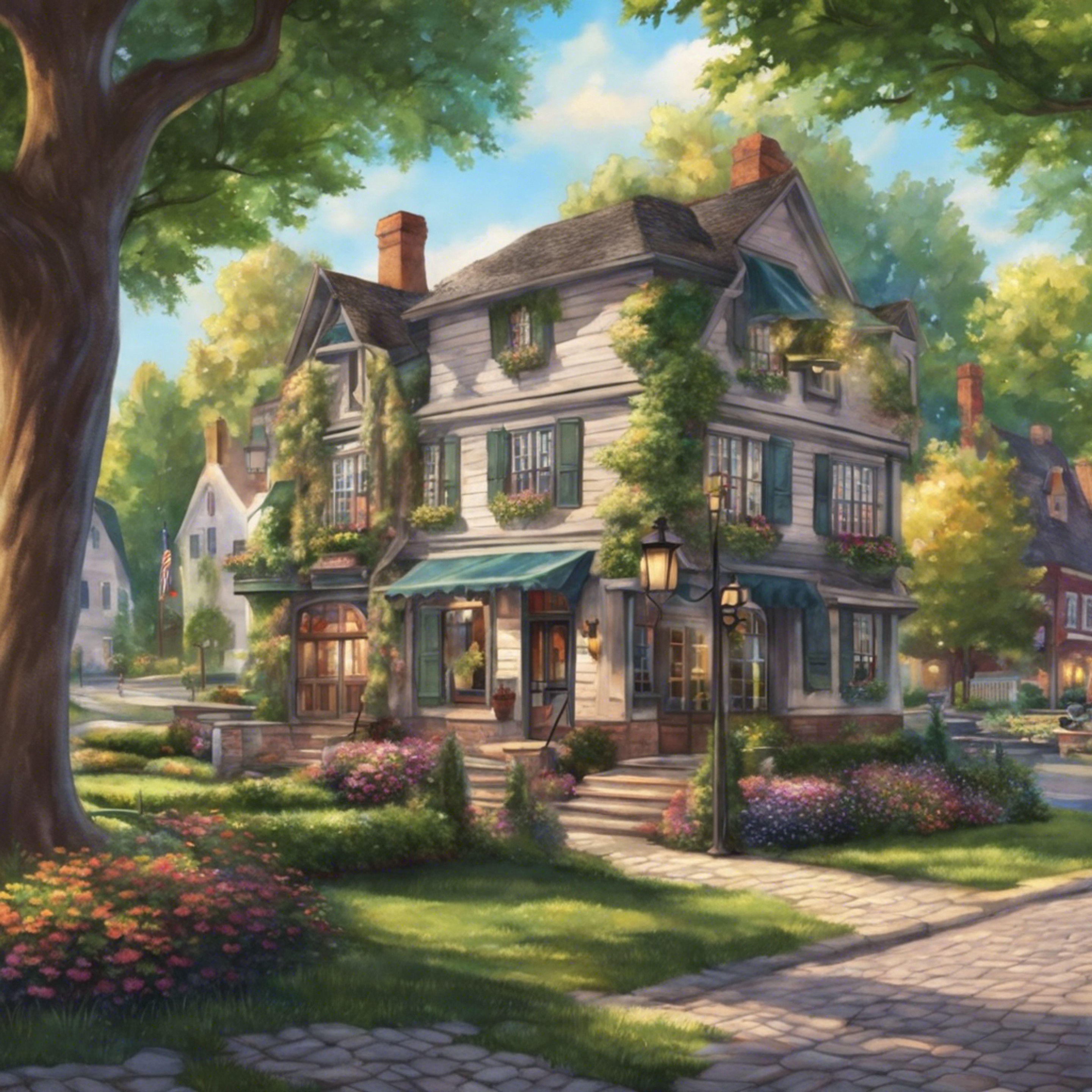 Willowbrook Town: Cobblestone Charm Amidst Rolling Hills and Lakes ...