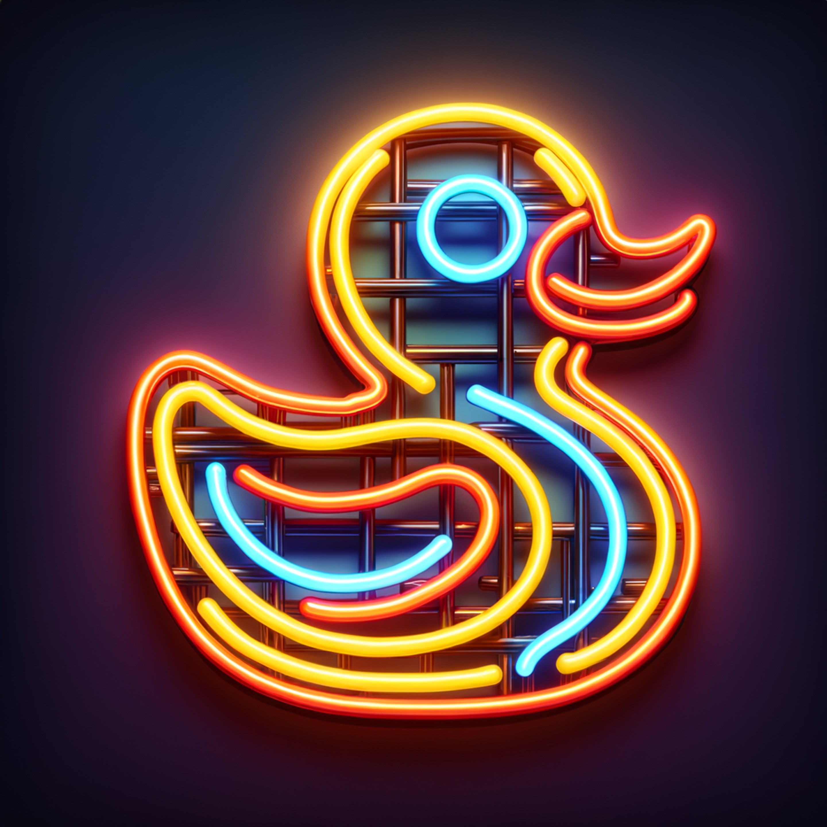 Neon Rubber Duck: Bright and Quirky Decor - LimeWire