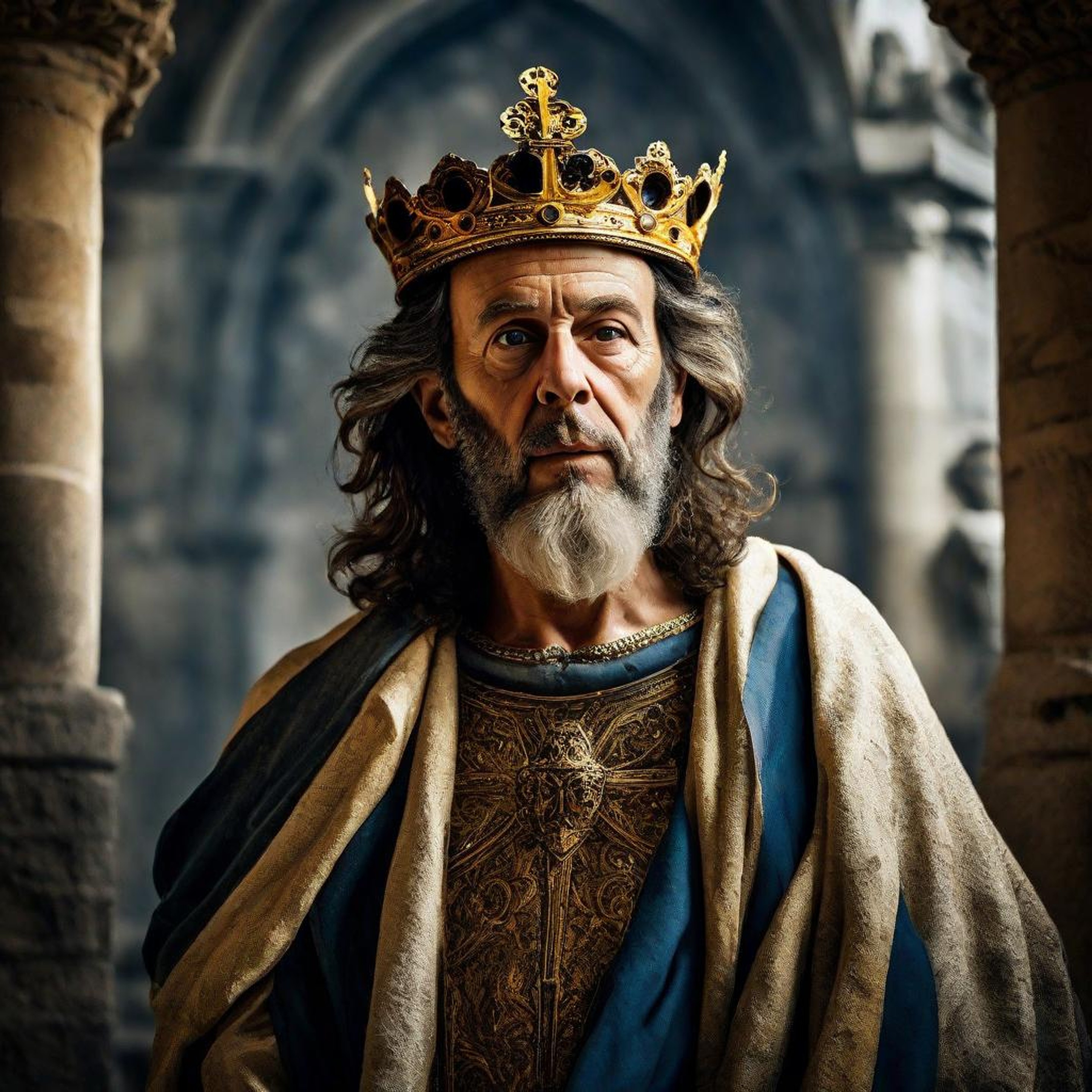 Regal Gaze: King David's Powerful Stare - LimeWire