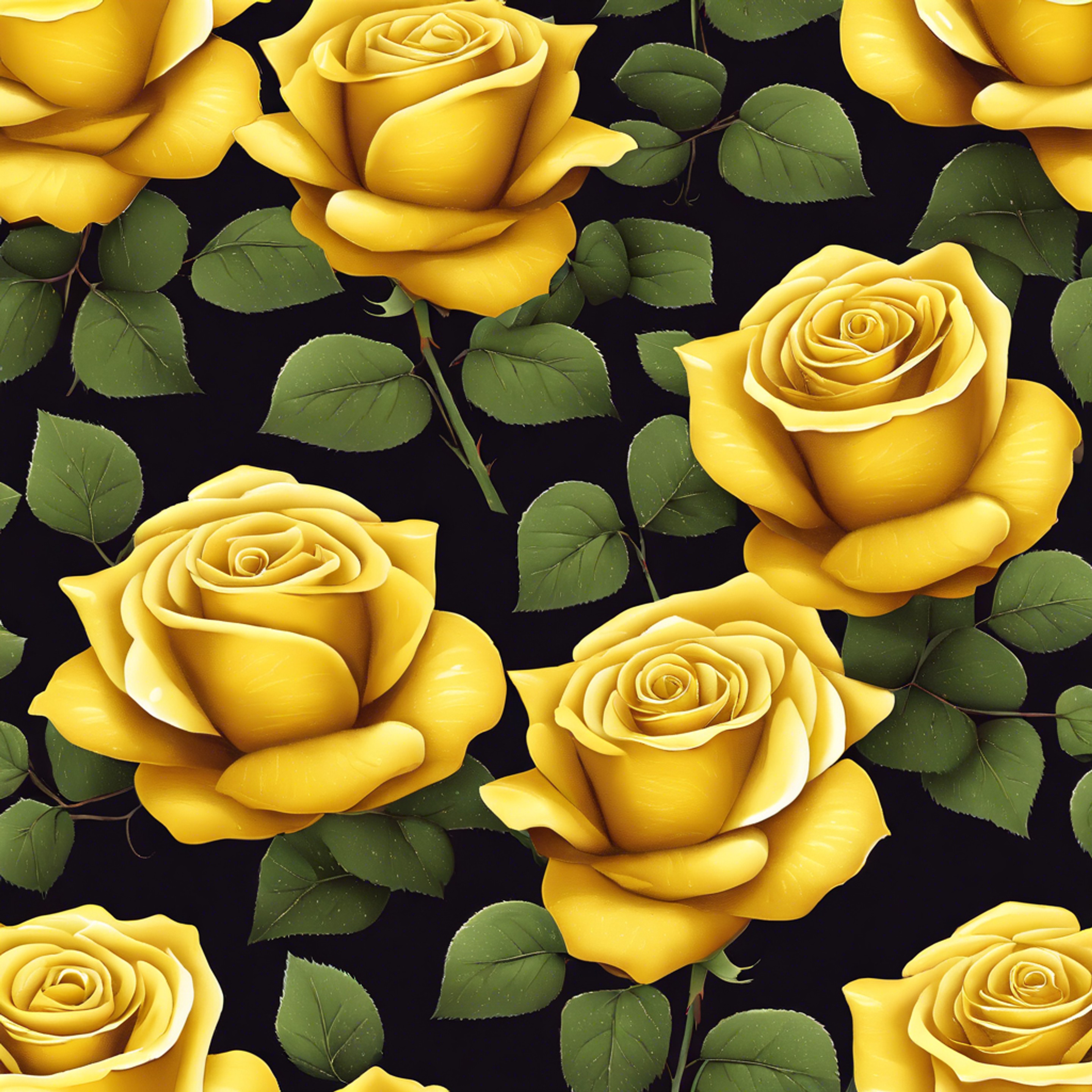 Sunny Yellow Rose in Full Bloom - LimeWire