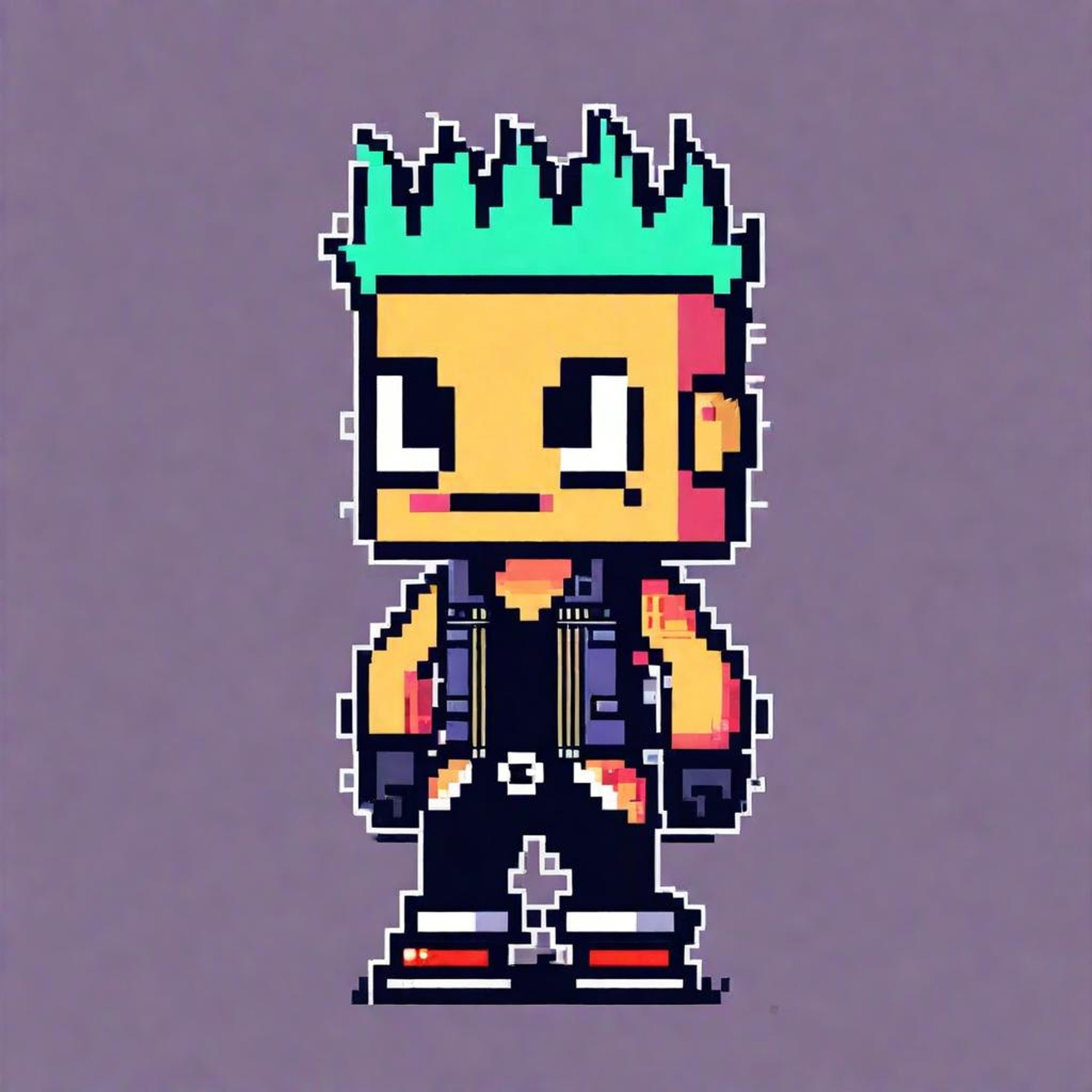 Pixel Punk: Retro 8-Bit Character - LimeWire