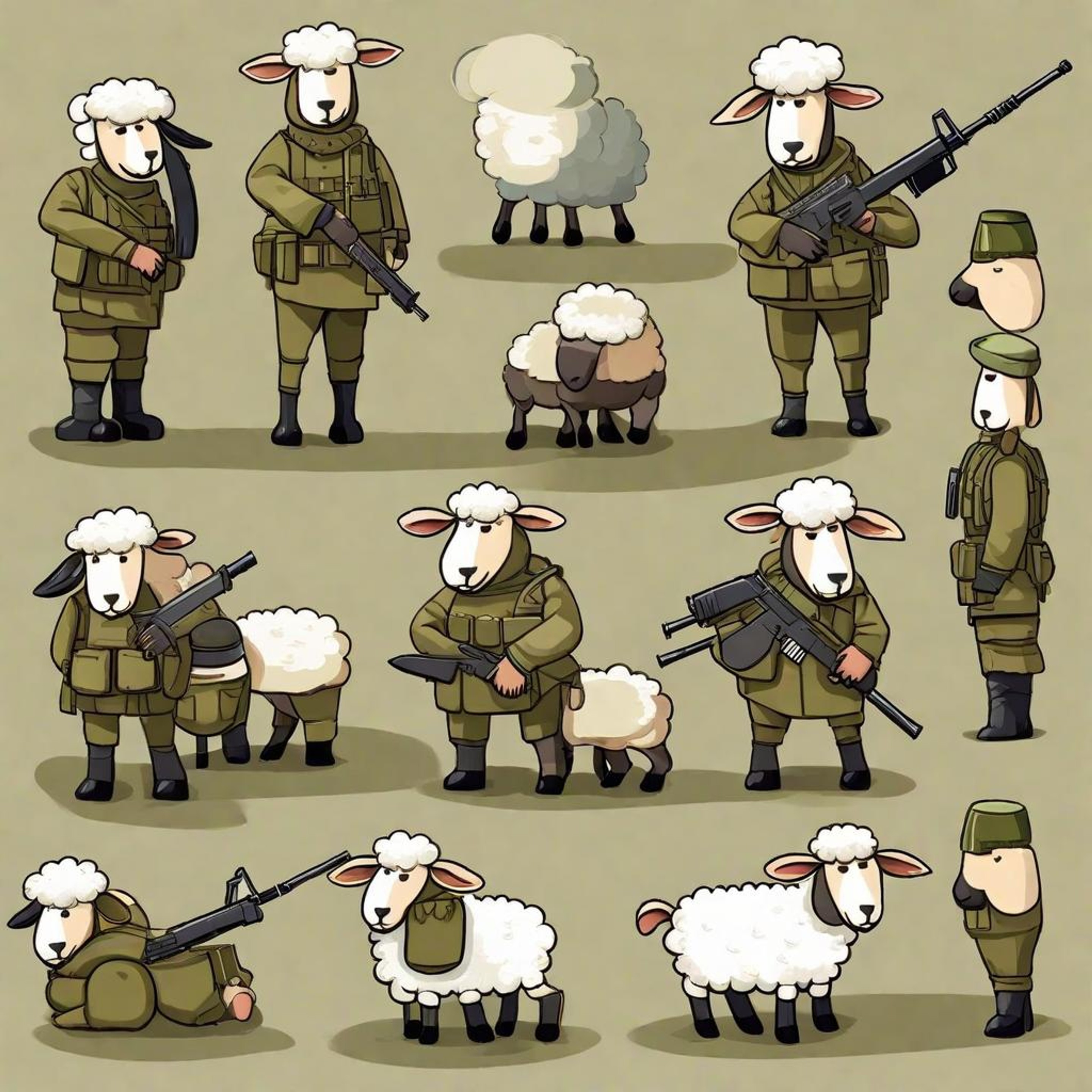 Military Sheep: Guardians in Uniform - LimeWire