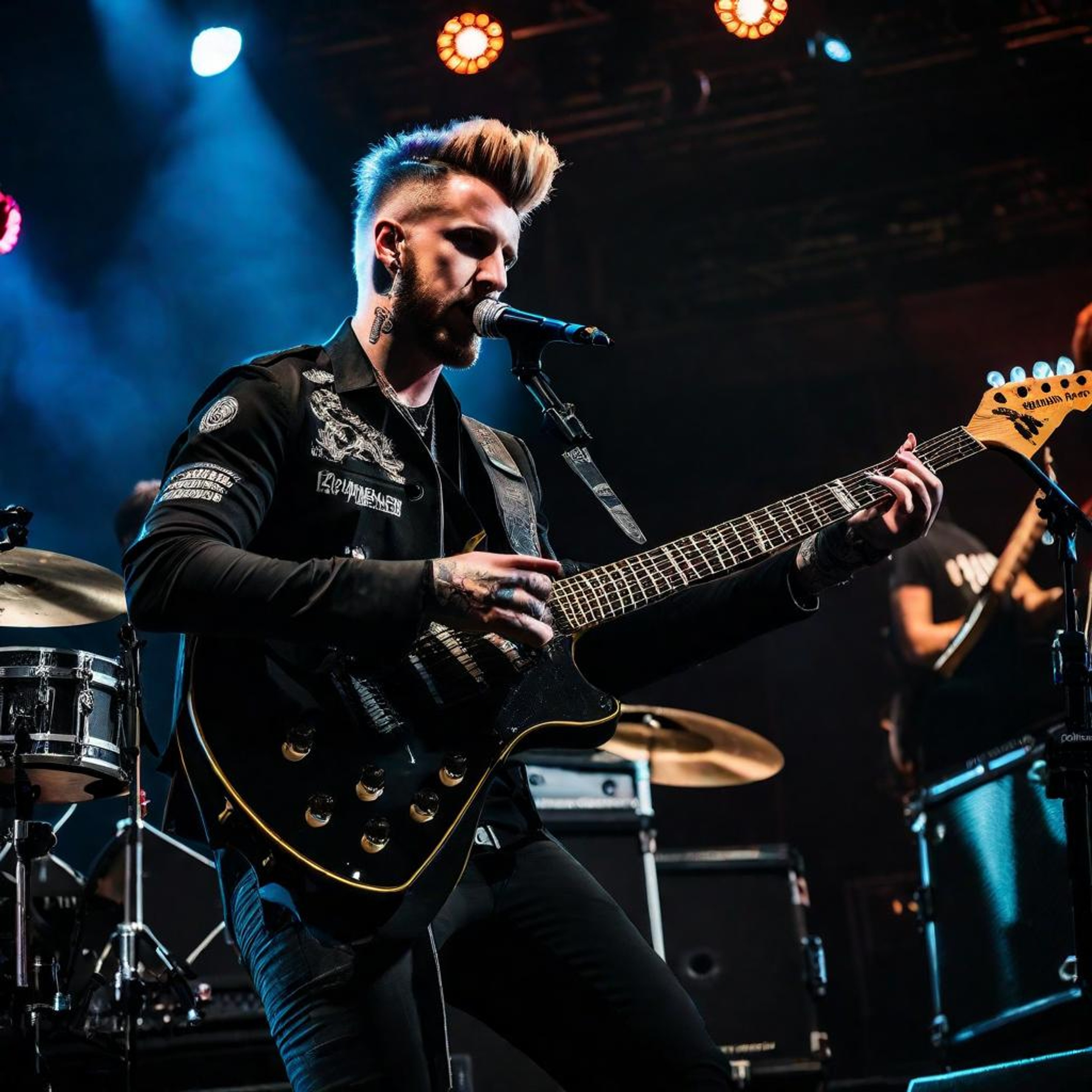 Live Screamo Metal Show: Hyper Realistic Cinematic Stage Performance ...