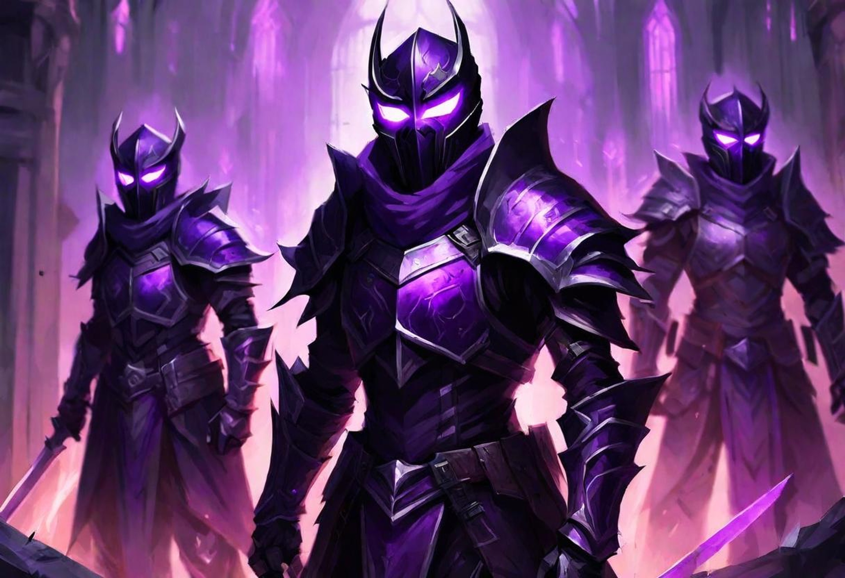 Voidwalker: Fallen Protectors in Purple and Black Armor - LimeWire